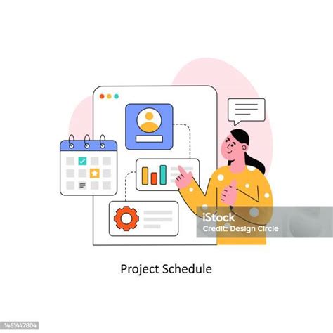 프로젝트 일정 플랫 스타일 디자인 벡터 그림입니다 스톡 일러스트레이션 계획에 대한 스톡 벡터 아트 및 기타 이미지 계획 남자 남자 사업가 Istock