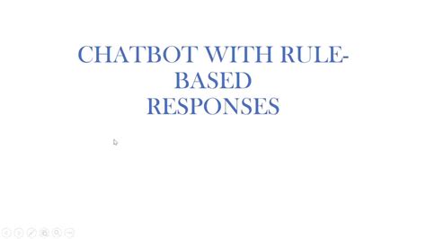 building a chatbot with rule based responses for codesoft
