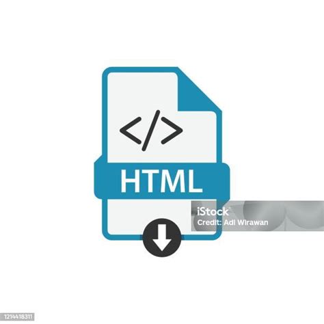 html 파일 아이콘 평면 디자인 벡터 0명에 대한 스톡 벡터 아트 및 기타 이미지 0명 mp3 플레이어 html