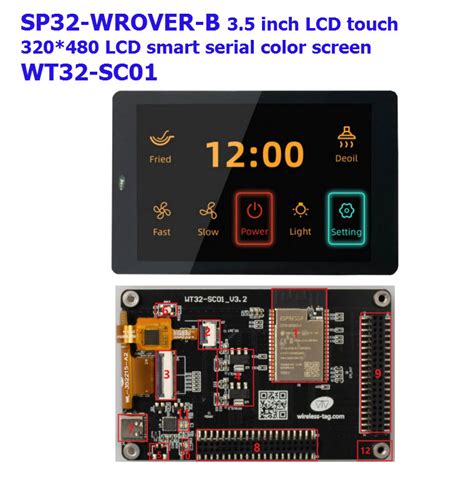 Esp32 Development Board Wt32 Sc01 With 320x480 Capacitive Multi Touch Screen ขาย Arduino