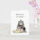 Only One Cake Black Pug Birthday Card Zazzle