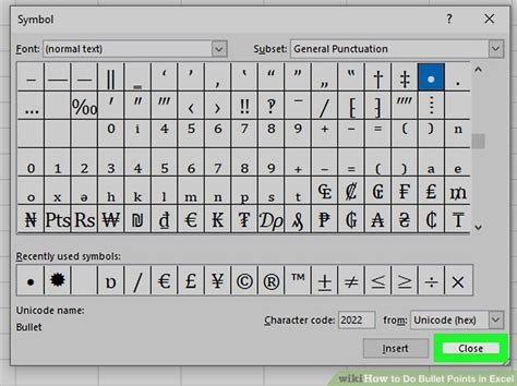 Simple Ways To Do Bullet Points In Excel Steps With Pictures