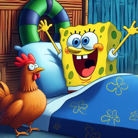 Spongebob And His New Alarm Clock By Artistunkown5 On Deviantart