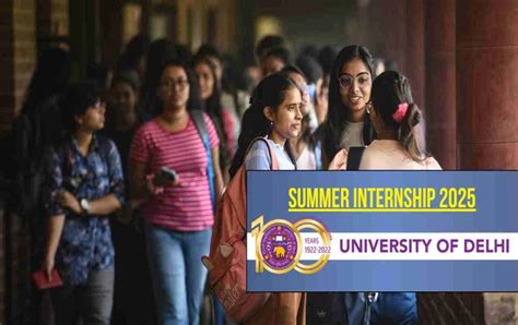 Delhi University Summer Internship 2025 Apply Now Subkuz