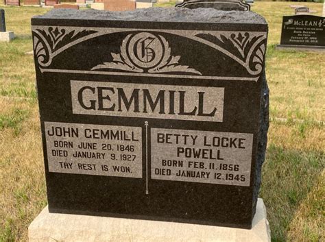 John Alexander Muir Gemmill 1846 1927 Find A Grave Memorial