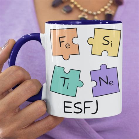 Esfj Fesi Mbti Cognitive Functions Fun Puzzle Consul Etsy