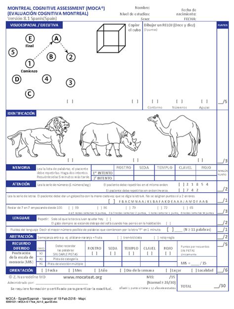 Printable Pdf Printable Moca Test Tronicspolf