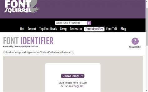 identify fonts the font squirrel matcherator font squirrel top