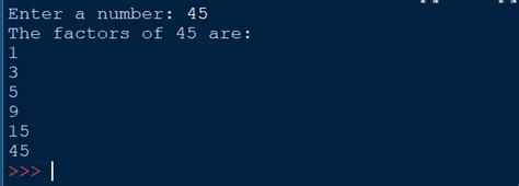 Python Program To Find Factors Of A Number Programming Code Examples