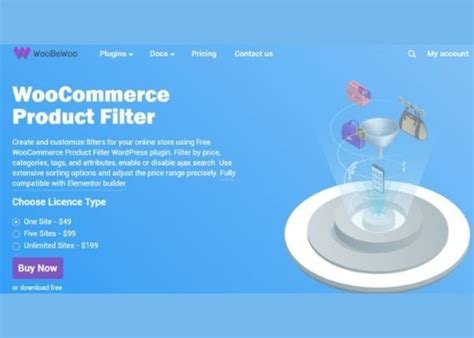 Woocommerce Product Filter Pro Wp Gpl Woobewoo V 2 9 2 Gpl Theme Plugin