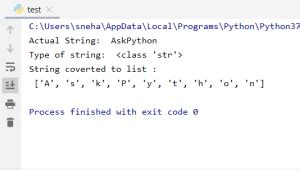 Convert String To List In Python AskPython