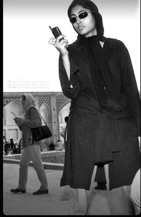 عکس چهره باورنکردنی گلشیفته فراهانی وقتی در ایران بود ریش و سیبیلش