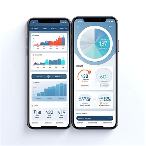 Premium Ai Image Mobile App Layout Design Of Financial Health