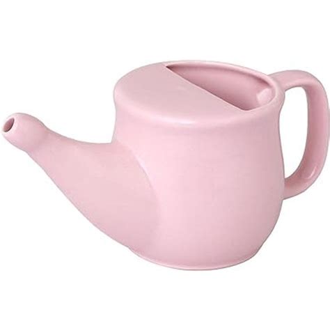 Ancient Impex Ceramic Neti Pot Spill Proof With 5 Sachets Neti Salt