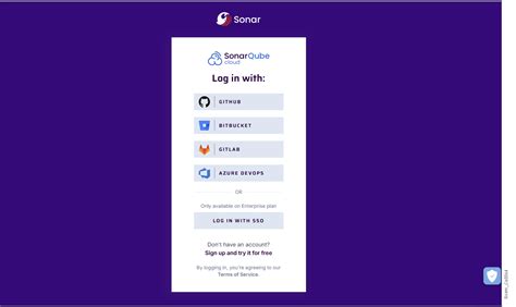 Signing In Sonarqube Cloud Documentation