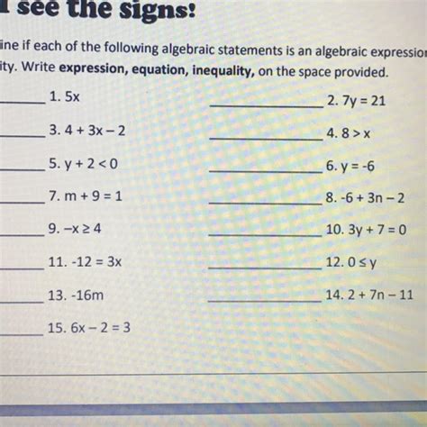 Difference Between Expression Equation And Inequality Tessshebaylo