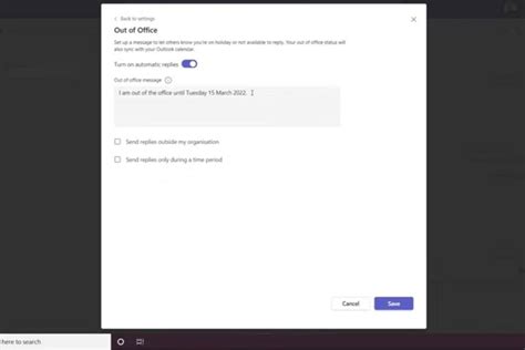 如何在 Microsoft Teams 中设置 外出”消息 技術通天塔