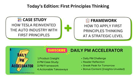 First Principles Thinking How To Apply It Beyond Problem Solving