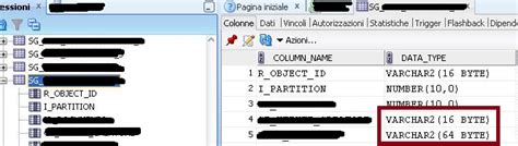 Documentum String Attribute Which Oracle Data Type Is Stack Overflow