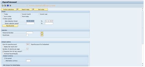PC M CKTO SAP Tcode Payroll Account