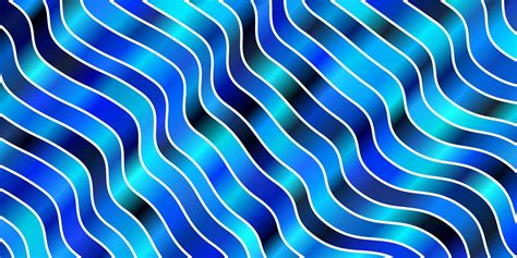 Light Blue Vector Background With Bent Lines Colorful Illustration Which Consists Of Curves