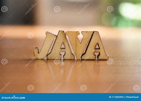 The Word Java Stock Photo Image Of Letterpress Sign
