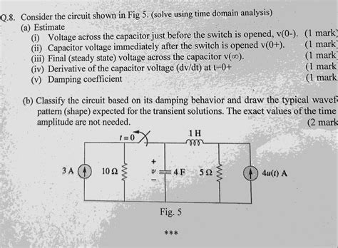 Solved Q Consider The Circuit Shown In Fig Solve Chegg