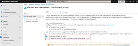 Managing User And Admin Consent In Microsoft Entra