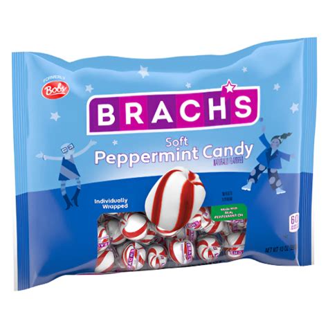 Brachs Soft Peppermint Candy 10 Oz Bag All City Candy
