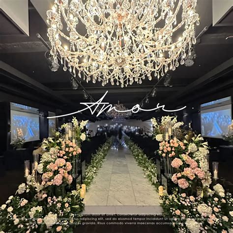 신도림 웨딩시티 💍 서울웨딩홀 영등포웨딩홀 여의도웨딩홀 신랑신부님을 더욱 빛나게 만들어드릴 럭셔리 샹들리에가 포인트인 웨딩시티의 아모르홀 ️ 화이트그린핑크
