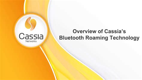 videos and presentation cassia networks