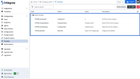 Variables Help Center
