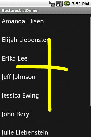 Gestures Android Developers
