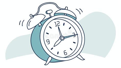 Classic Alarm Clock Time Management Flat Vector Icon Vector Design Generative Ai Stock Vector