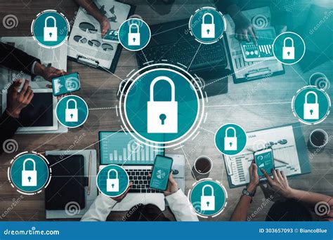 Cyber Security And Digital Data Protection Concept Uds Stock Image Image Of Guard Firewall