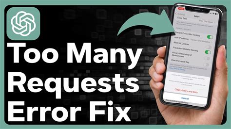 How To Fix Chatgpt Too Many Requests Error Youtube