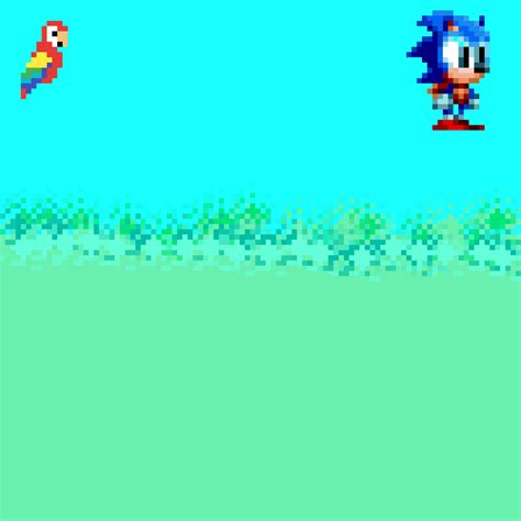 Pixilart Splash With Sonic Bird By Kpop Armys