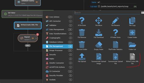 file creation under file management server side feature request