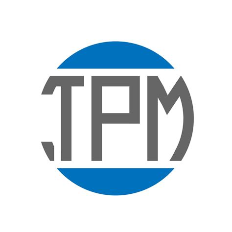 Tpm Letter Logo Design On White Background Tpm Creative Initials