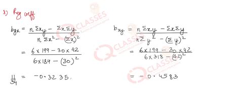 Class12 Isc Maths Important Questions Chapter Linear Regression