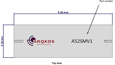 52 Ghz Surface Mount Siw Bandpass Filter