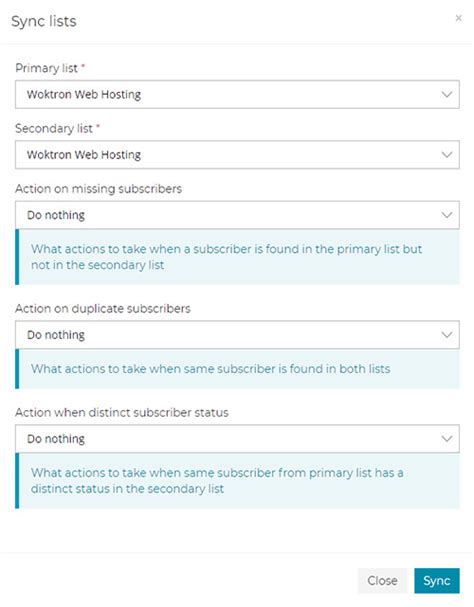Contact Lists Knowledgebase Woktron Ltd Company