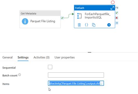 how to import data from parquet files to sql tables where filenames