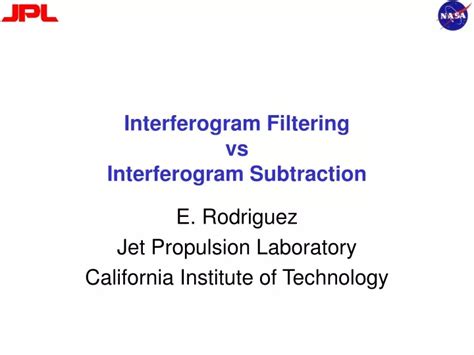 Ppt Interferogram Filtering Vs Interferogram Subtraction Powerpoint Presentation Id 9353792