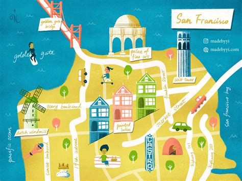 San Francisco Tourist Map