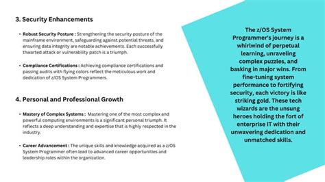 Zos System Programmer Challenges And Triumphs Ppt