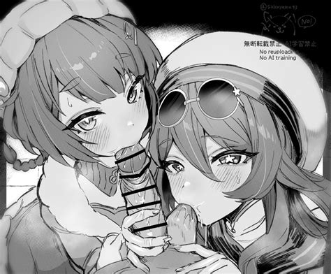 Sukoyaka Hu Tao Cherries Snow Laden Genshin Impact Hu Tao Genshin Impact Xiangling