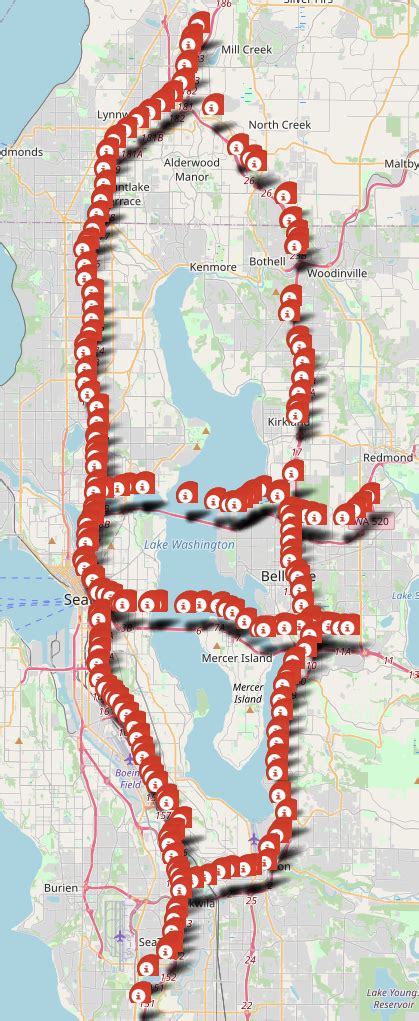 4 Locations Of Loop Detectors In Loop Seattle Dataset Download