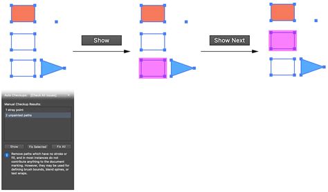 show and fix buttons astute graphics documentation