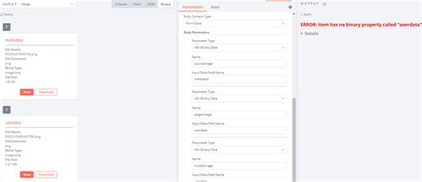 error item has no binary property called data questions n8n